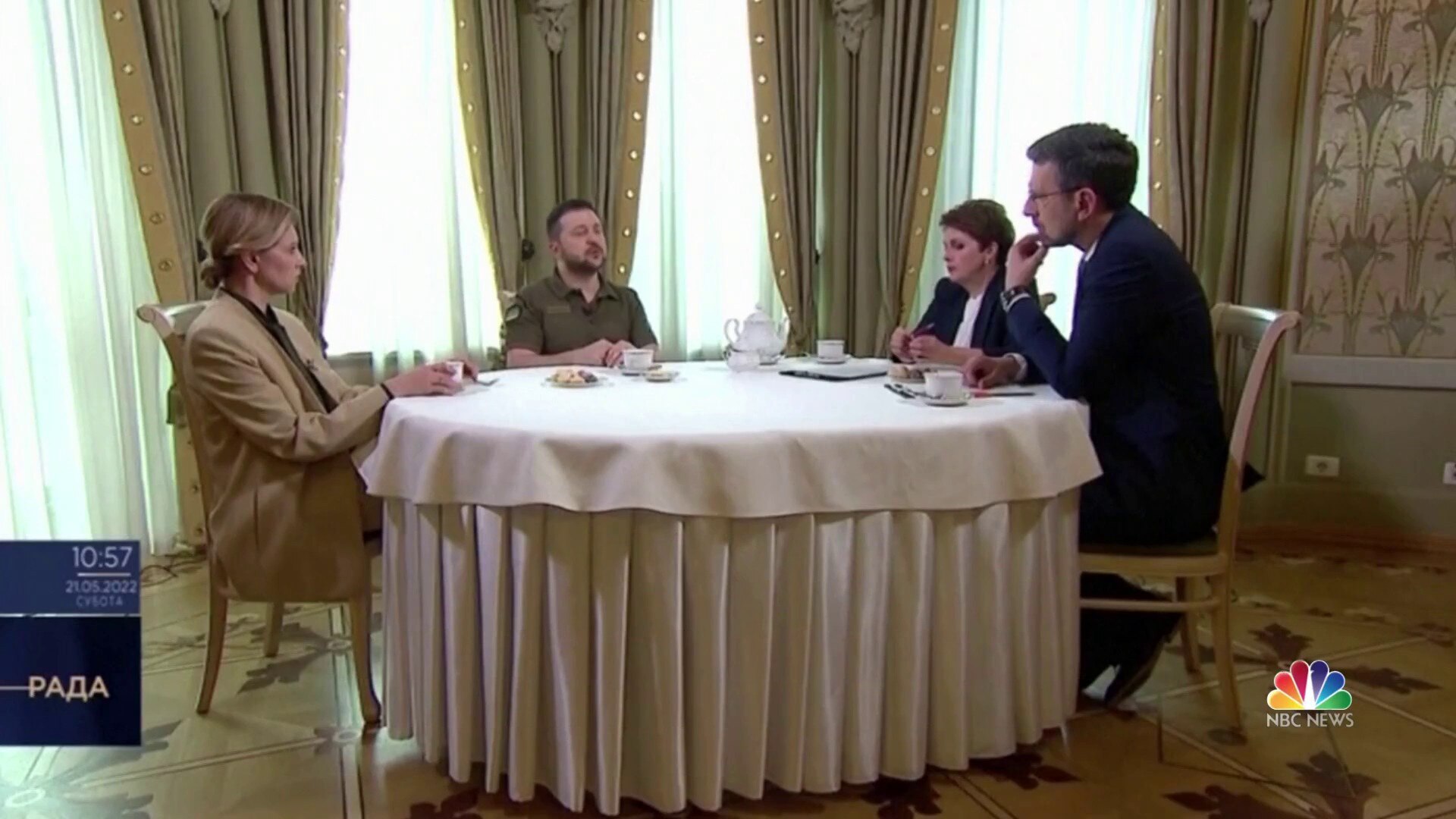 Watch NBC Nightly News with Lester Holt Excerpt: Ukrainian President ...