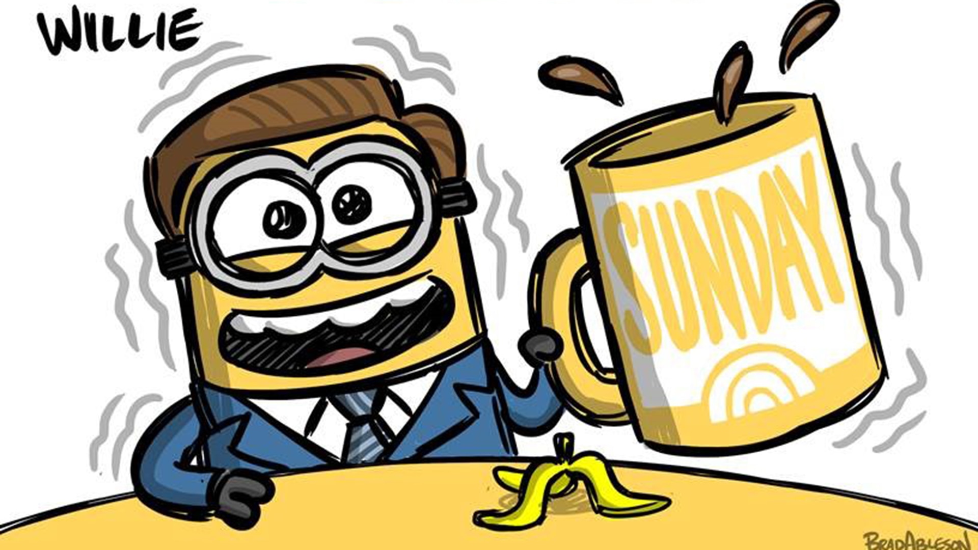 Watch TODAY Excerpt: Willie Geist gets Minionized for Sunday Mug Shots ...