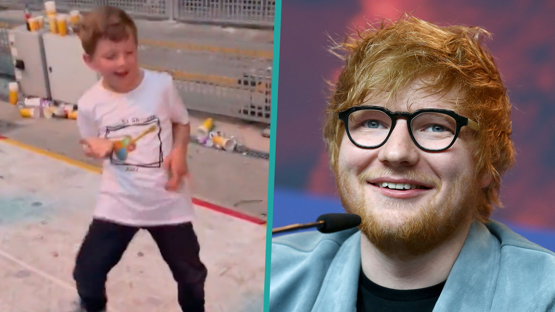 Watch Access Hollywood Highlight: Young Ed Sheeran Fan Steals The Show ...