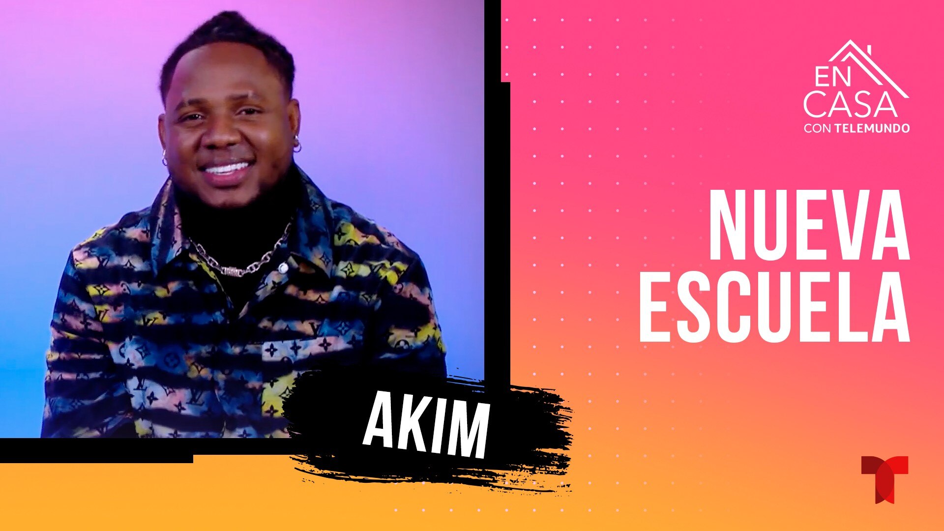 Watch En Casa con Telemundo Highlight: Akim llega con fuerza de la mano ...