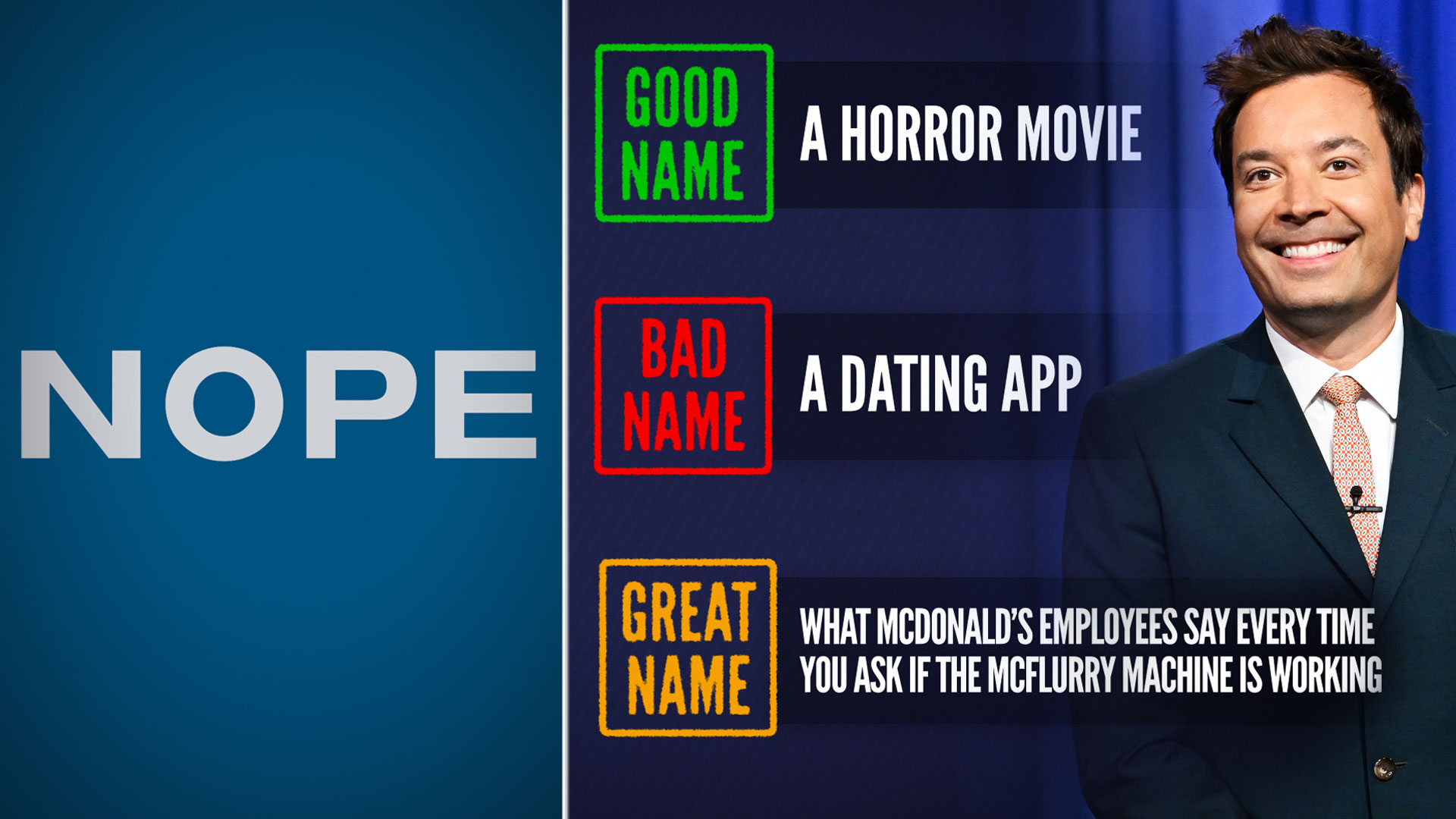 Watch The Tonight Show Starring Jimmy Fallon Highlight: Good Name, Bad ...