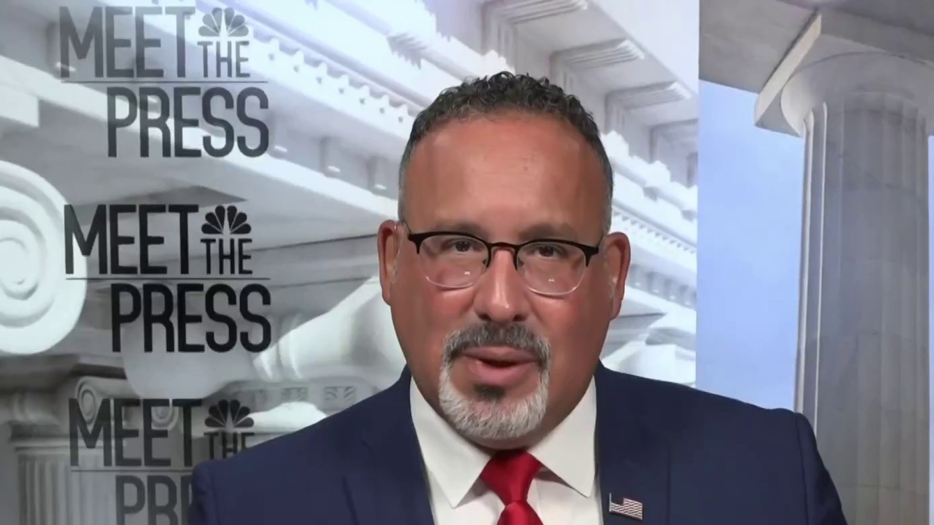 Watch Meet the Press Excerpt: Full Cardona: Student loan announcement ...