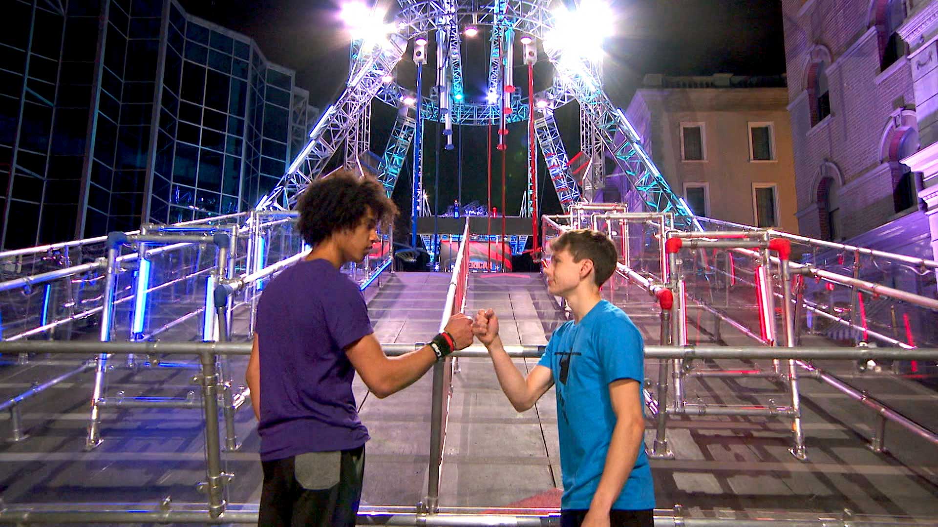 Watch American Ninja Warrior Highlight: Jay Lewis vs. Josiah Pippel on ...