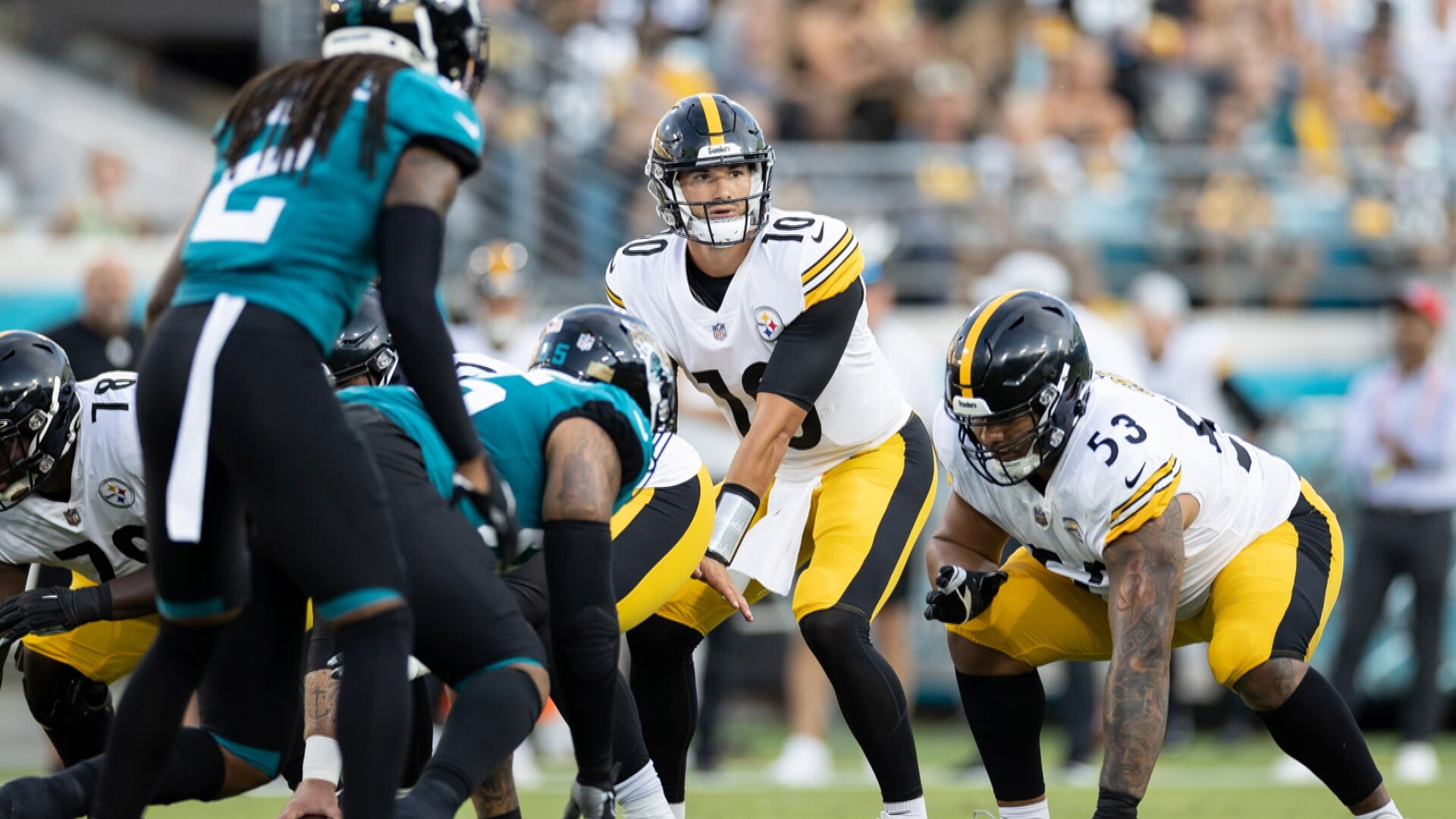 Watch ProFootballTalk Clip: 'Not a surprise' Trubisky locks down QB1 in ...