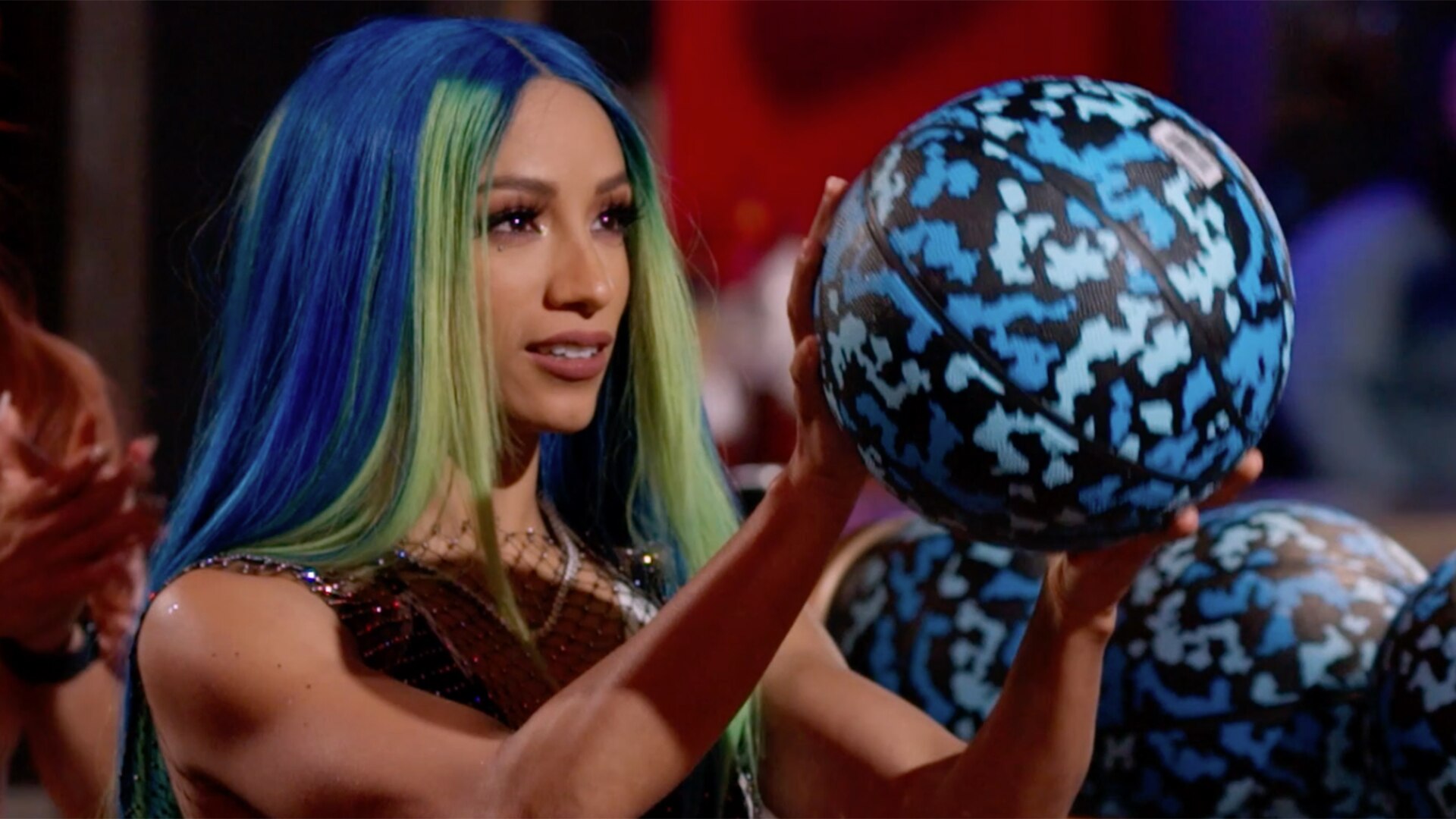 Watch Barmageddon Highlight: Sasha Banks Shows Off Her Basketball Skills - NBC.com