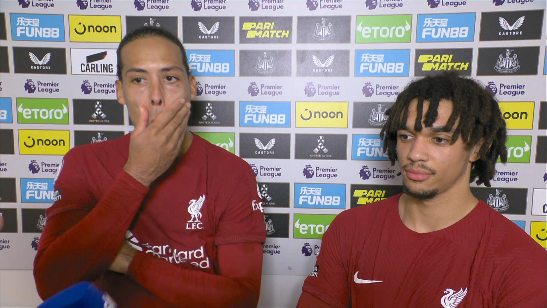 Watch Sports Clip: Van Dijk, Alexander-Arnold on win v. Newcastle - NBC.com