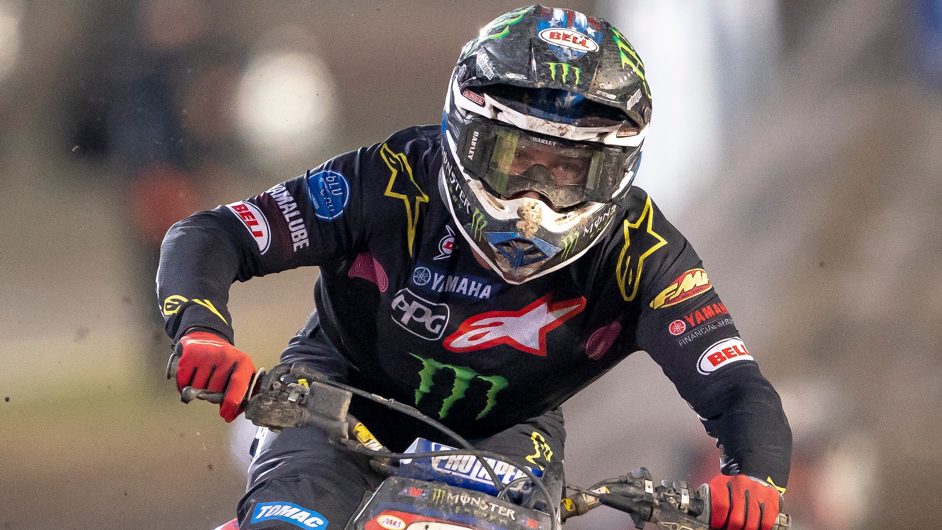 Watch Sports Clip: Tomac competing in Pro Motocross, SMX with Yamaha - NBC.com