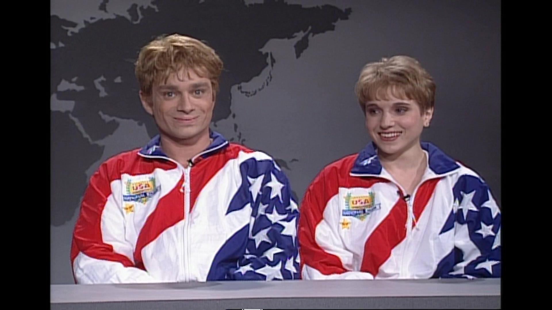 Watch Saturday Night Live Highlight: Weekend Update Segment - Kerri Strug and Kippy Strug - NBC.com