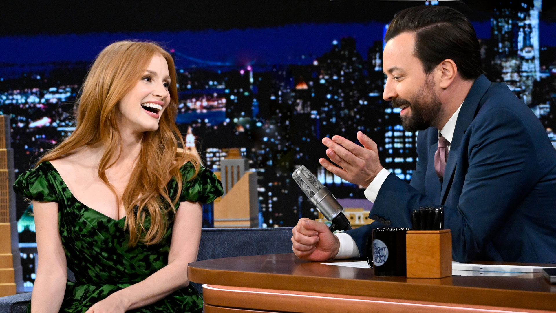 Watch The Tonight Show Starring Jimmy Fallon Episode: Jessica Chastain ...
