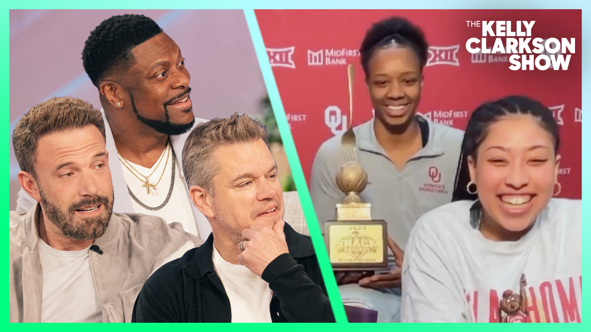 Watch The Kelly Clarkson Show - Official Website Highlight: Ben Affleck, Matt Damon & Chris ...