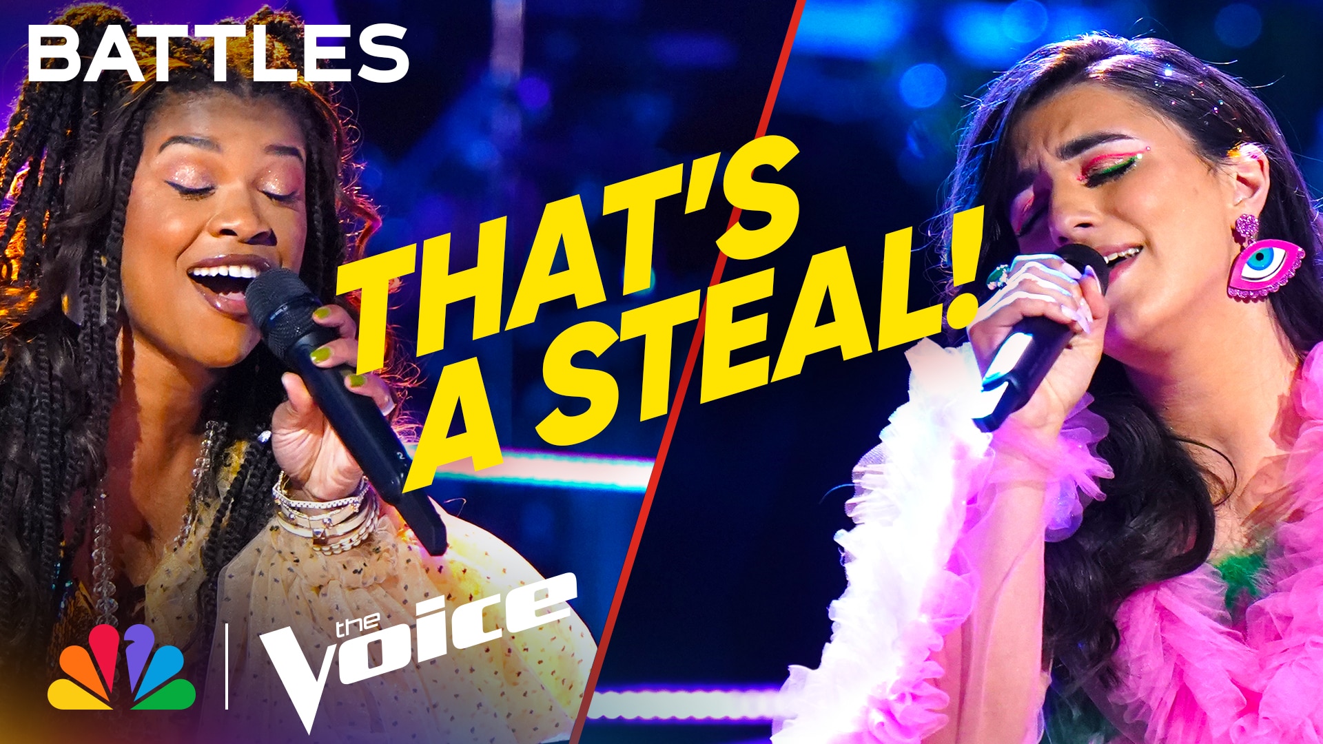 Watch The Voice Highlight: Kate Cosentino vs. Tiana Goss on Cyndi ...