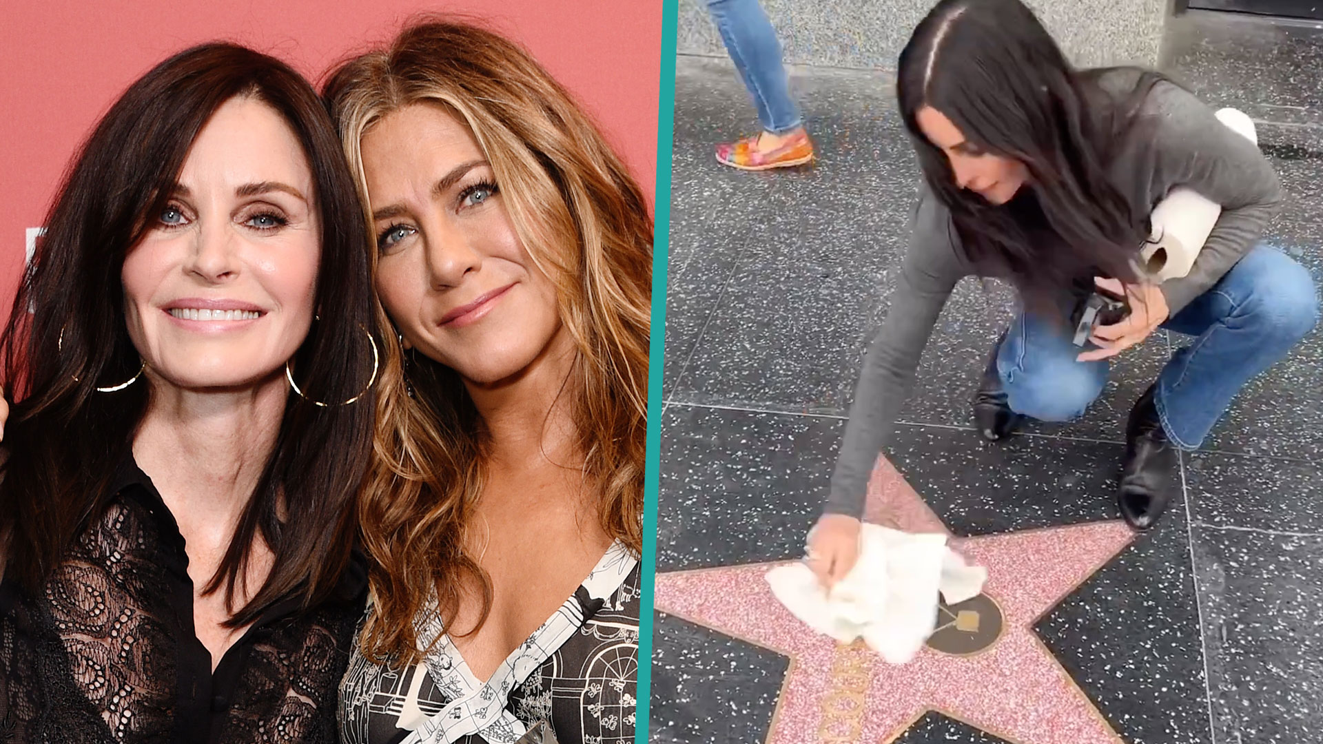 Watch Access Hollywood Highlight: Courteney Cox Cleans Jennifer Aniston ...