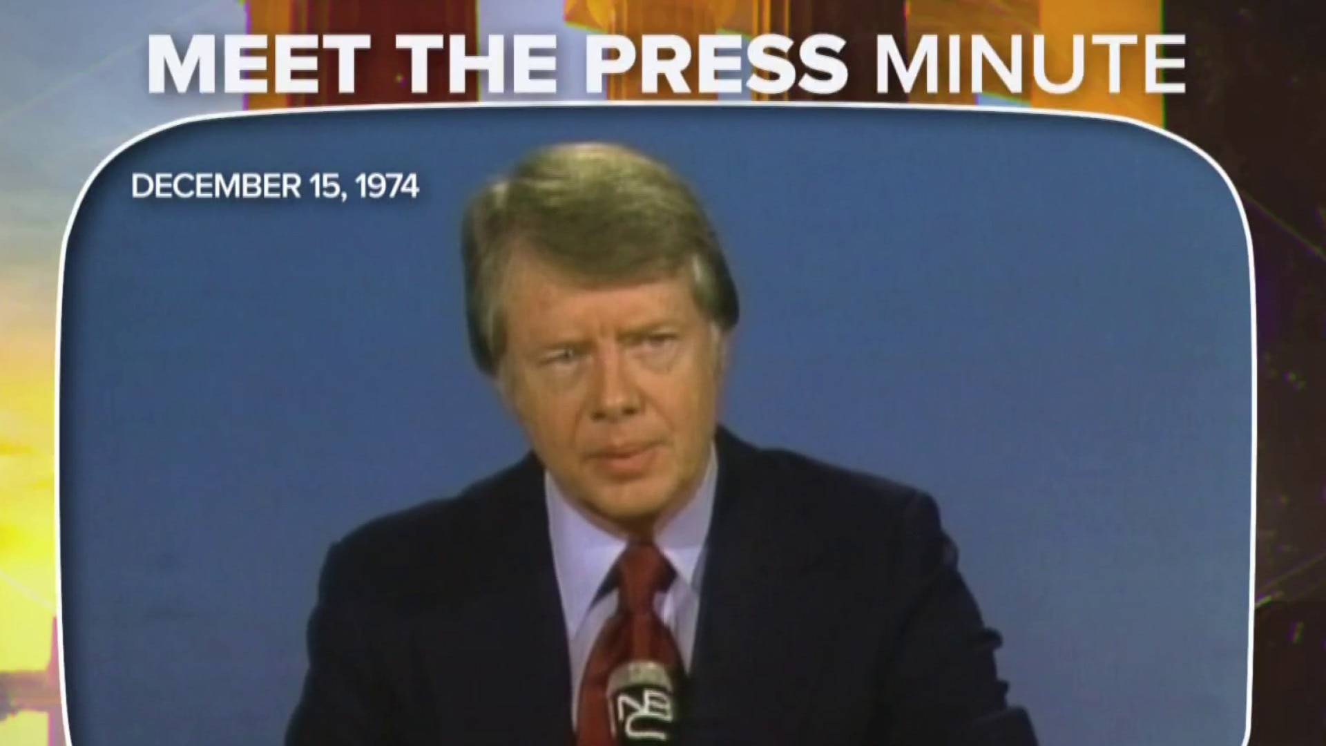 Watch Meet the Press Excerpt: Meet the Press minute: Jimmy Carter makes ...