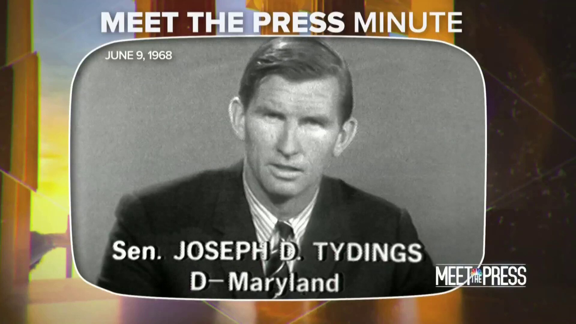 Watch Meet the Press Excerpt: Senator after RFK assassination: 'Tragic ...