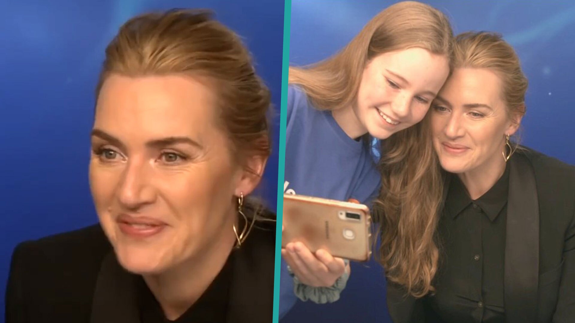Watch Access Hollywood Highlight: Kate Winslet Comforts Nervous Young ...