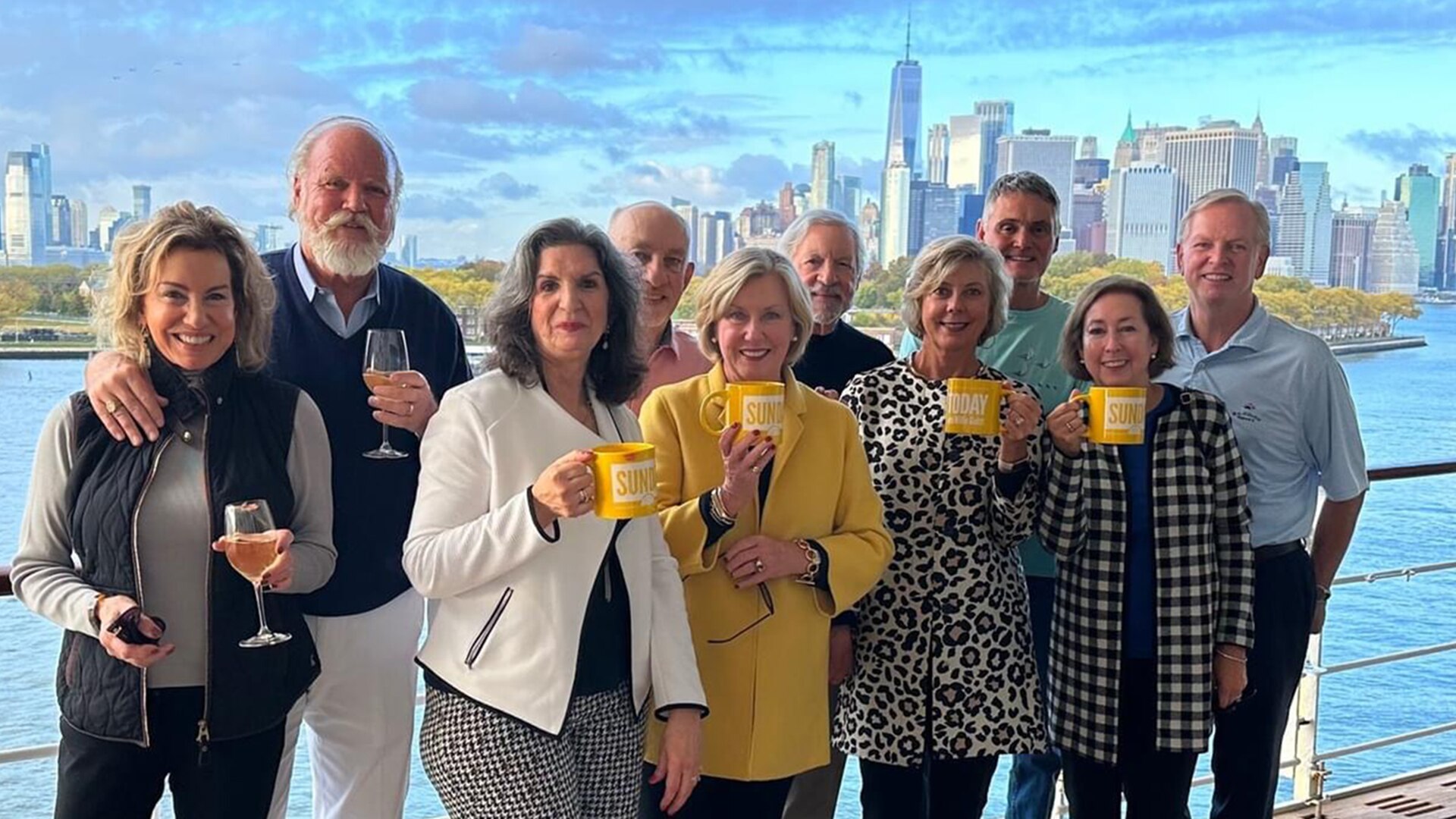 Watch TODAY Excerpt: Friends bring Sunday Mugs on board Queen Mary II ...