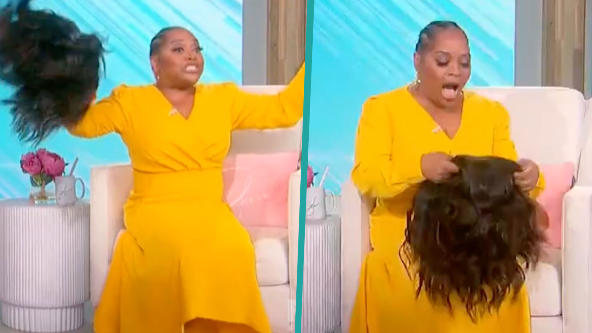 Watch Access Hollywood Highlight: Sherri Shepherd Loses Her Wig On Live ...