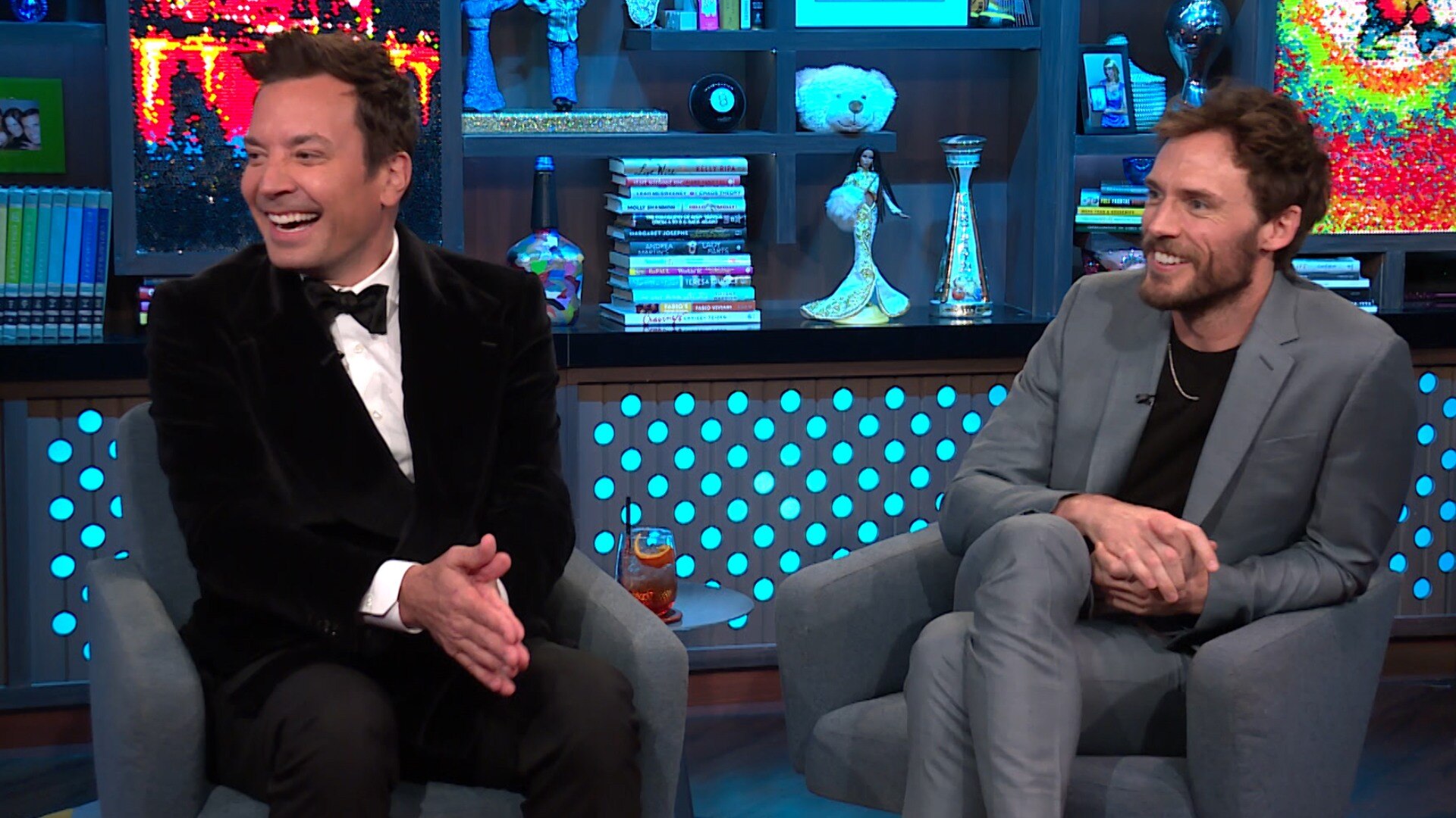 Watch Watch What Happens Live Highlight: Jimmy Fallon and Sam Claflin ...