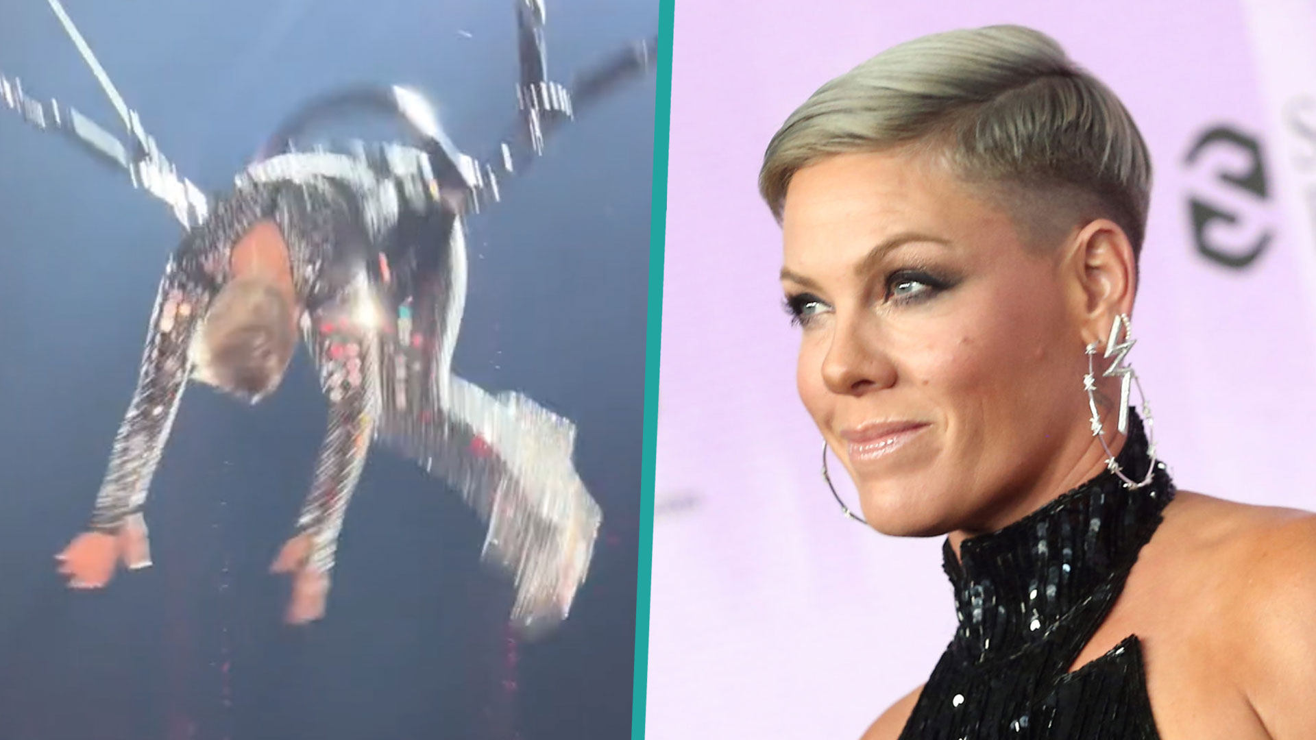 Watch Access Hollywood Highlight: Pink Soars Over Stadium Crowd In ...