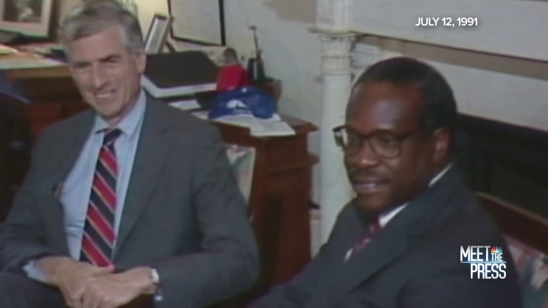 Watch Meet the Press Excerpt: Meet the Press Minute: Clarence Thomas ...