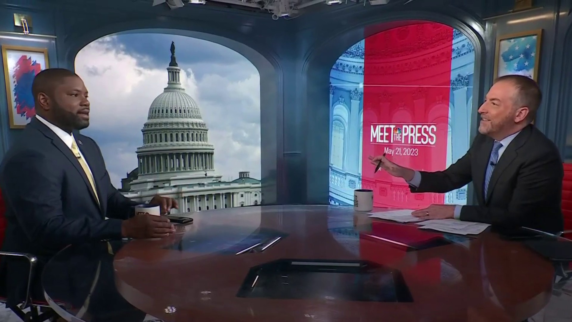 Watch Meet the Press Excerpt: Chuck Todd to Byron Donalds on Trump defense: 'Do you realize how ...