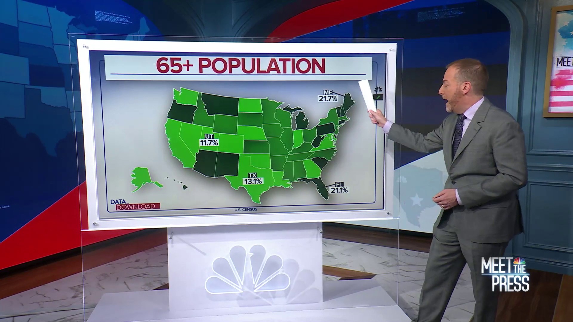 Watch Meet the Press Excerpt: A graying America sets major challenges ...