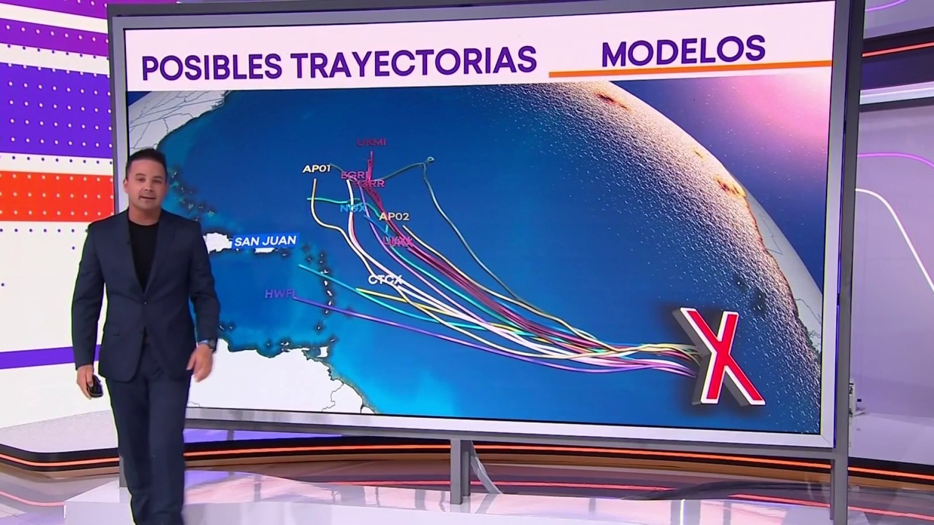 Watch Noticias Telemundo Mediodía Highlight: La tormenta tropical Bret ...