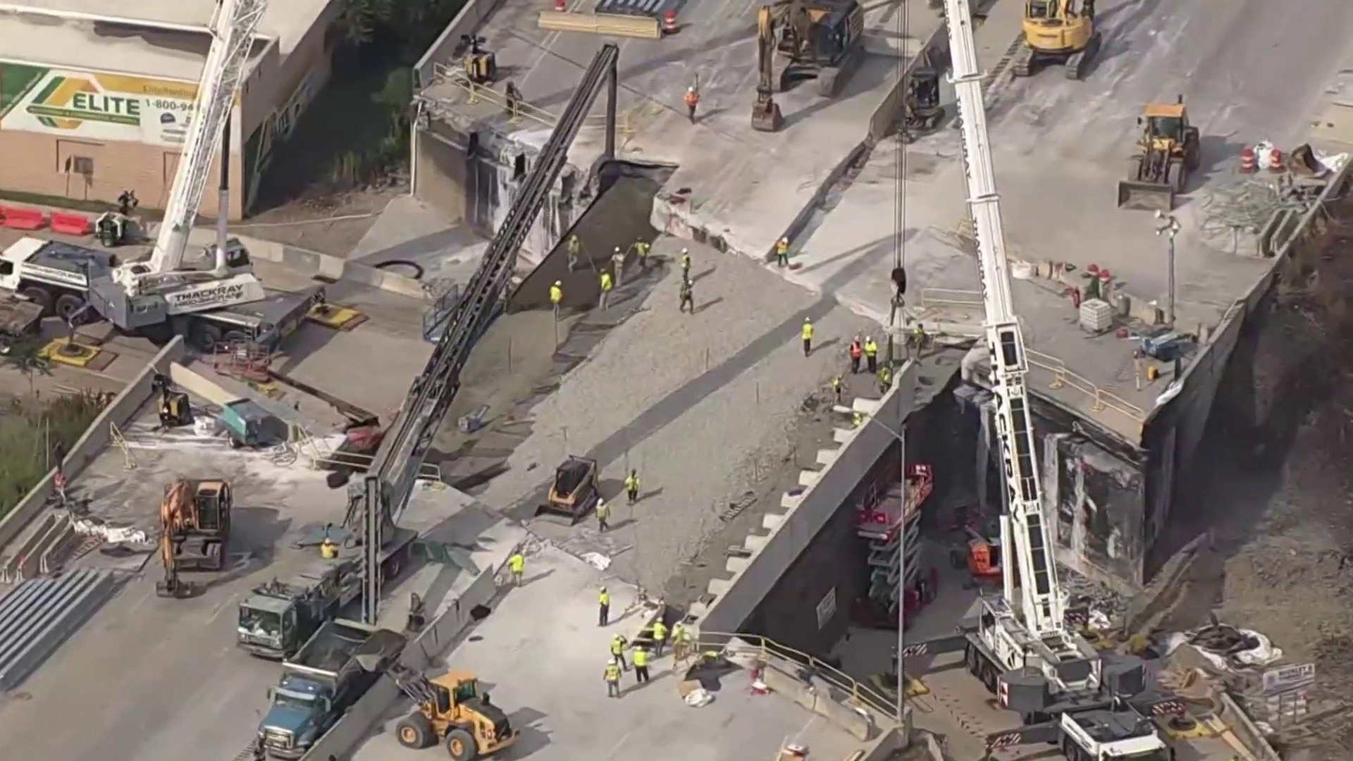 Watch TODAY Excerpt: Collapsed section of I-95 to reopen sooner than ...