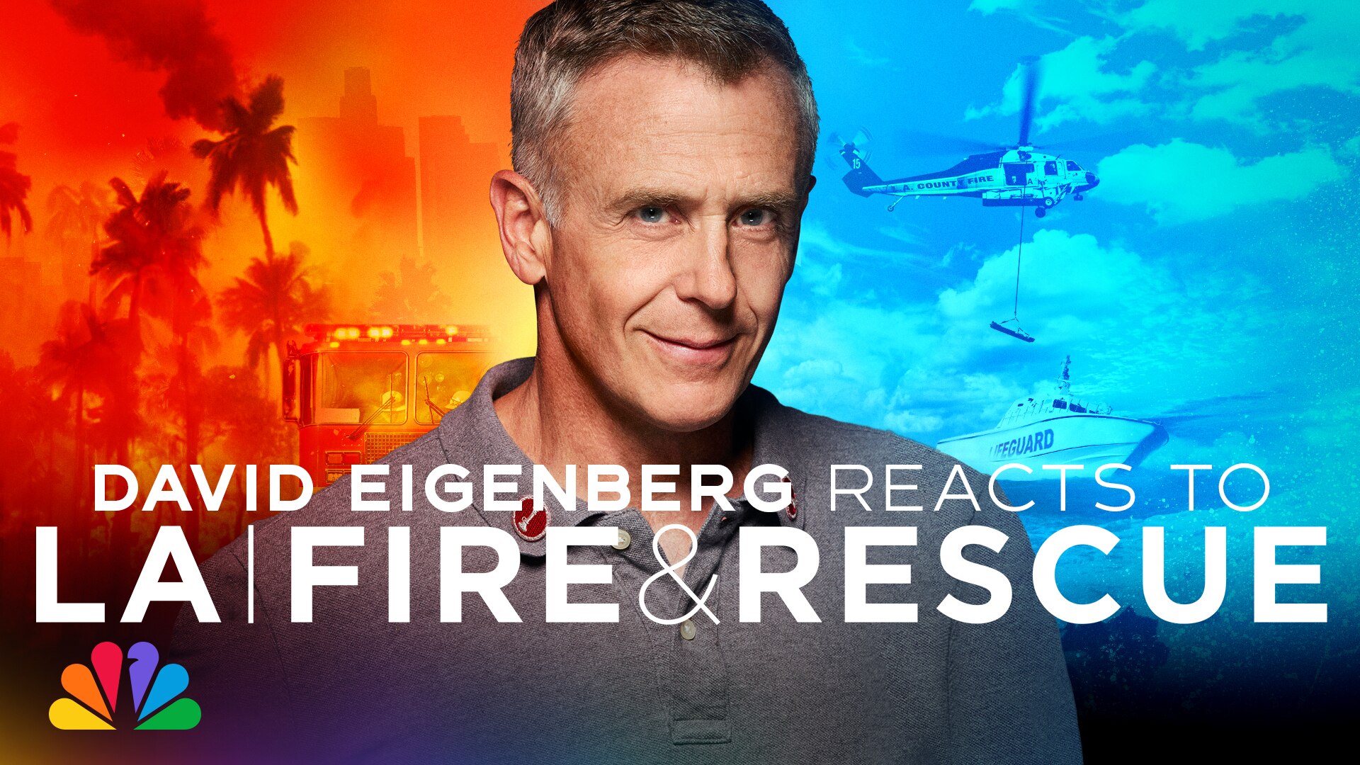 Watch LA Fire & Rescue Web Exclusive: David Eigenberg Reaction | LA ...