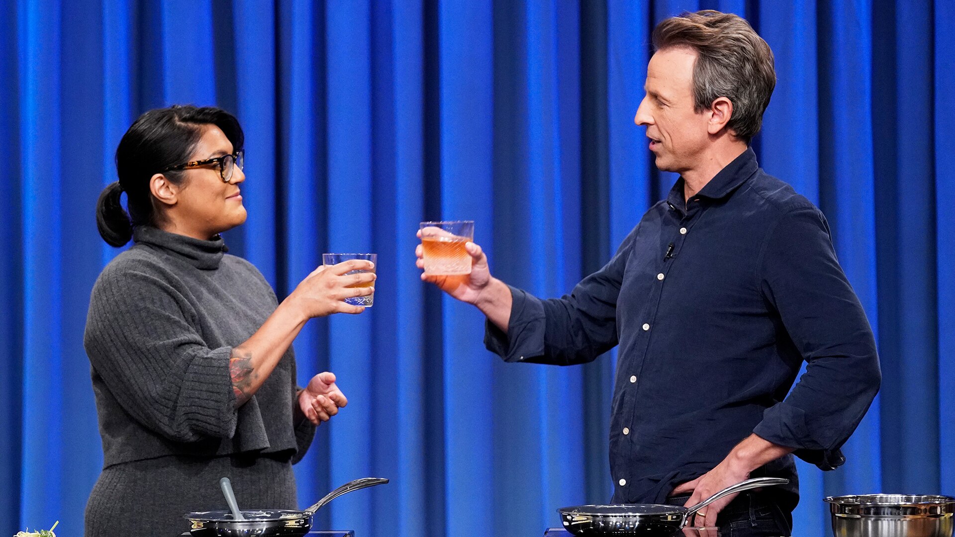 Watch Late Night with Seth Meyers Highlight: Chef Sohla El-Waylly Whips ...