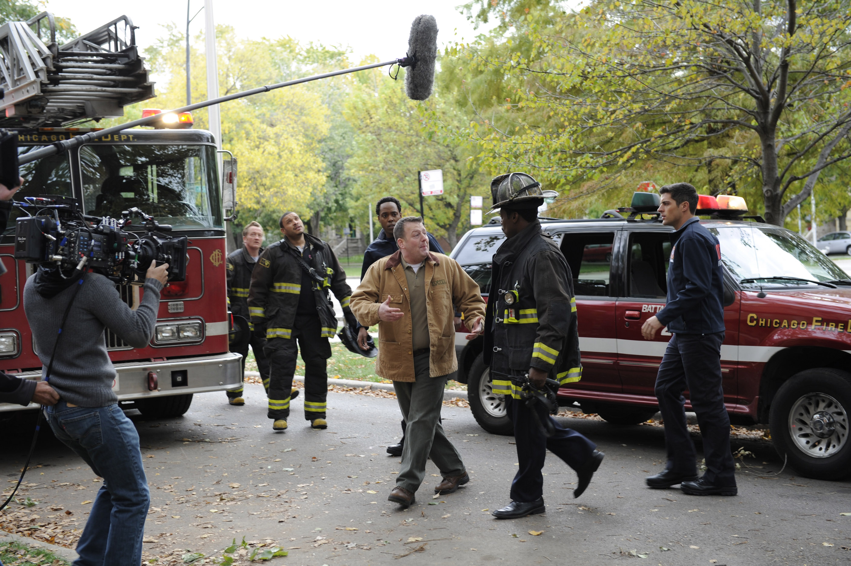 Chicago Fire: Behind the Scenes: Leaving the Station Photo: 274466 ...
