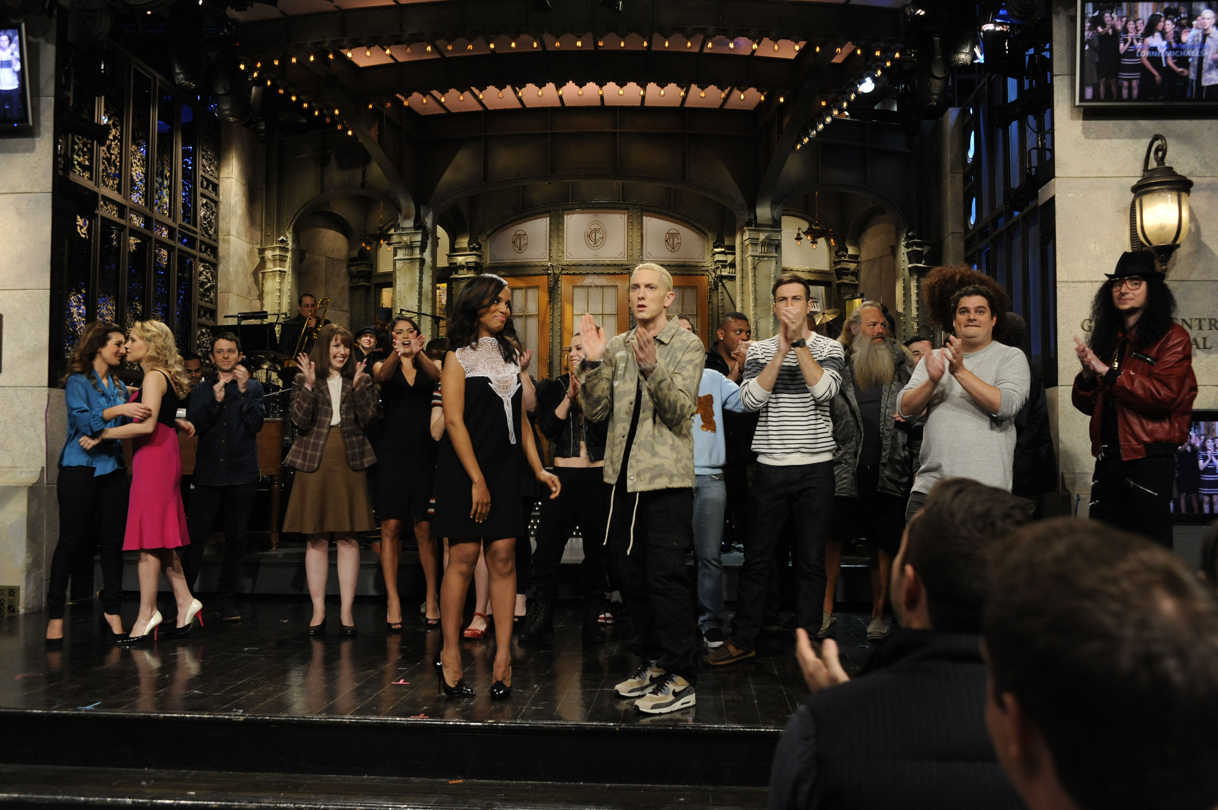 Saturday Night Live: From the Set: Kerry Washington and Eminem Photo ...
