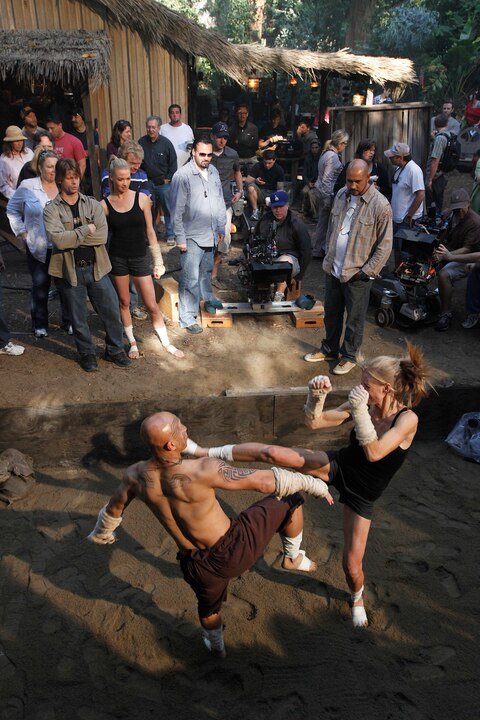 Chuck: Behind the Scenes: Sarah's Fight Scene Photo: 851171 - NBC.com