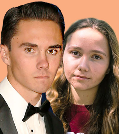 David Hogg and Lauren Hogg on The Tonight Show Starring Jimmy Fallon